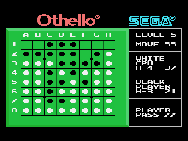 Othello (SG-1000, 1985) - Sega Does