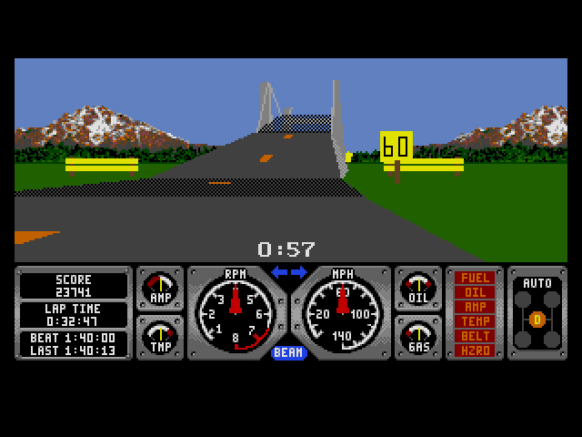 Hard Drivin' (Genesis, 1990) - Sega Does